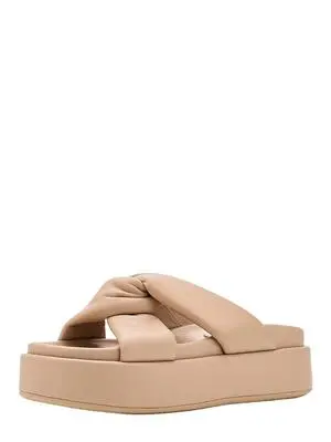J/SLIDES NYC Yvette Platform Sandals - Bone