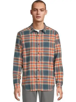 Columbia Pitchstonetm Heavyweight Flannel Ii Clothing Greenscape Macro Buffalo Tartan - Multi