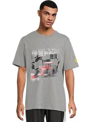 PUMA Scuderia Ferrari Graphic T-shirt Clothing Rosso Corsa 2ah25 - Multi