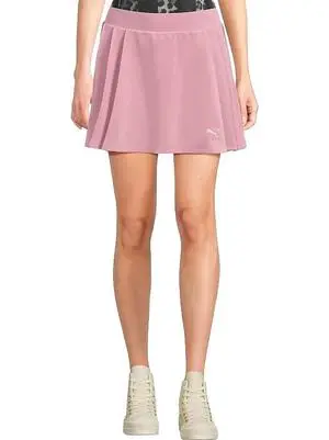PUMA Wardrobe Essentials Pleated Skirt - Pink