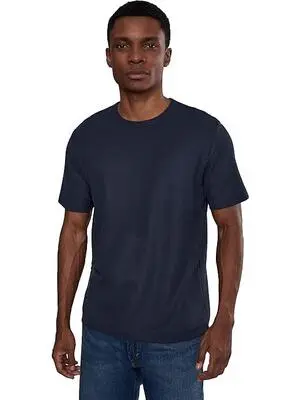 Vince Short Sleeve Tee T Shirt Optic - Black