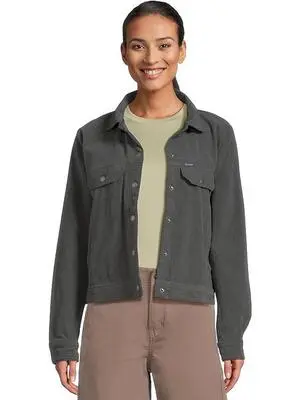 Columbia Blue Point Creek Corduroy Shirt Jacket - Gray