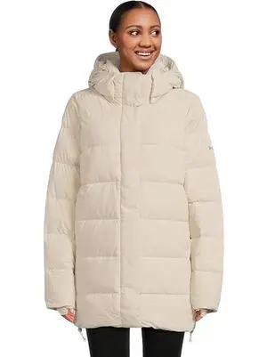 Columbia Amaze Puff Mid Hooded Jacket - Tan