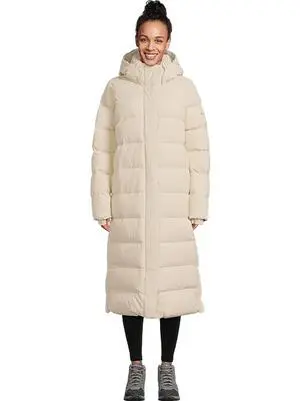 Columbia Amaze Puff Long Hooded Jacket - Tan