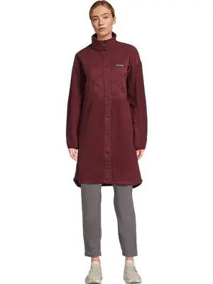 Columbia Cloud Point Long Fleece Coat - Brown