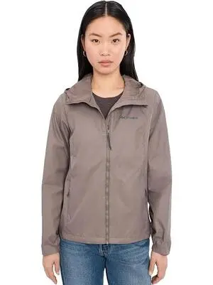 Columbia Scattered Showers Jacket With Collared Neckline And Hood - Brown