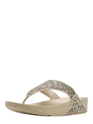 Fitflop FitFlop Multi-Tonal Glitter Toe Post Sandals Gold
