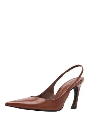 Schutz Lexi Sling High Heels - Brown