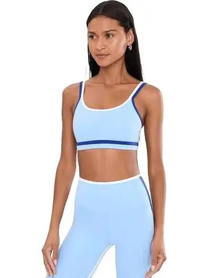 Splits59 Eva Rigor Double Strap Bra Bra Black/military - Blue