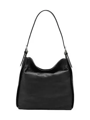 THE FRYE COMPANY Carla Studded Hobo Shoulder Handbag - Black