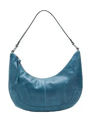 THE FRYE COMPANY Melissa Cresent Hobo Shoulder Bag - Blue
