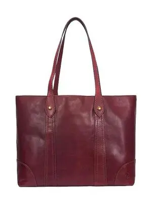 THE FRYE COMPANY Frye Melissa Shopper Hobo Handbag Red