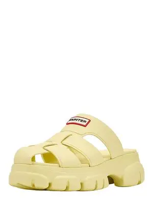 Hunter Bonnie Lug Sole Platform Sandals - Yellow