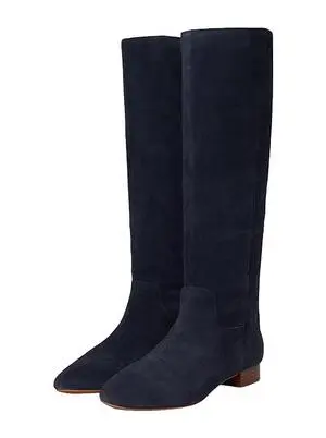 Madewell The Dari Tall Suede Boot - Gray