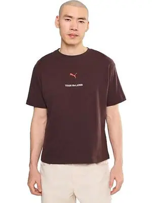 PUMA Mclaren Racing Graphic T-shirt T Shirt Alpine Snow - Brown