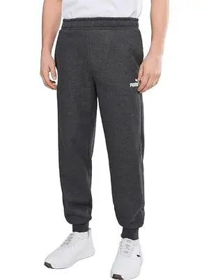 PUMA Essentials Logo Fleece Sweatpants Casual Pants - Gray