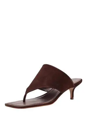 Schutz Sage Mid Stiletto Sandals - Brown