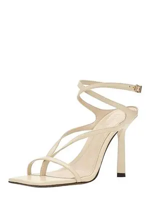 Schutz Amalfi Strappy Stiletto Sandals - Bone