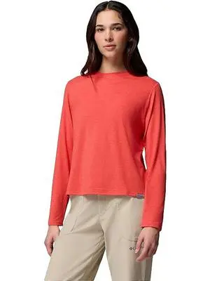Columbia Columbia Csc Soft Stretch Long Sleeve Tee Red