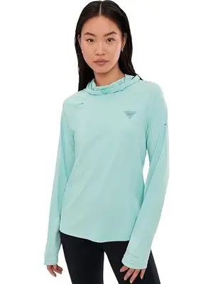 Columbia Pfg Wild Cast Sun Hoodie - Blue