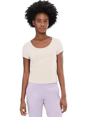 Columbia Pinetown Canyon Rib Short Sleeve Tee - Tan