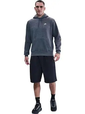 Nike Club Fleece Pullover Hoodie - Gray