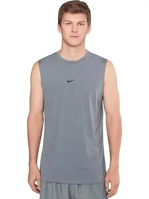 Nike Pro Dri-fit Slim Sleeveless Top - Gray