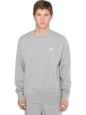 Nike Club Basketball Crew Sweatshirt - Gray