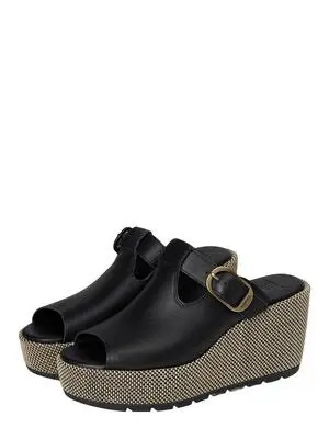 Sorel Sunpeak Wedge Slide - Black