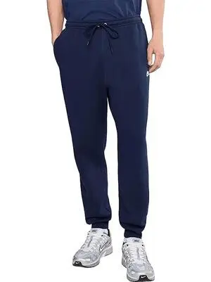 Nike Club Fleece Joggers With Embroidered Logo - Navy