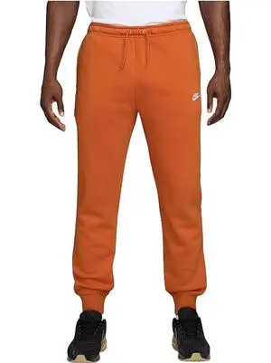 Nike Club Fleece Joggers With Embroidered Logo - Orange
