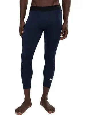 Nike Pro Dri-fit 3/4 Fitness Tights - Black