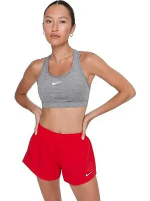 Nike Swoosh Medium Support Bra Bra Sea Coral - Gray