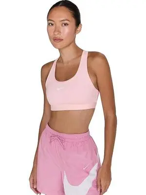 Nike Swoosh Medium Support Bra Bra Sea Coral - Pink