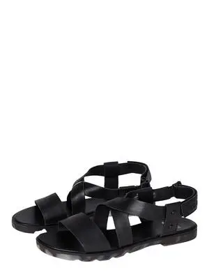 Sorel Ella Iii Crisscross Sandals - Black