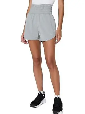 Nike Dri-fit Ultra High-rise Brief-lined Shorts - Gray