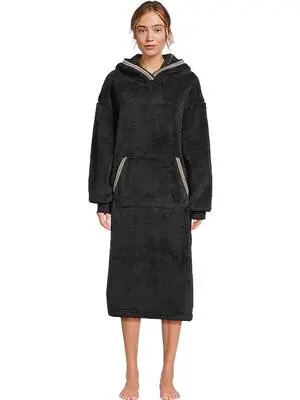 UGG Oversized Plush Fleece Hoodie - Black