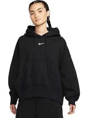 Nike Phoenix Fleece Oversized Hoodie - Black