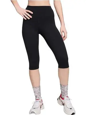 Nike Dri-fit One High-waisted Capri Leggings - Black