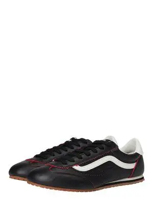 VANS Low Top Lace-up Suede Sneakers - Black