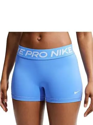 Nike Pro Mid-rise 3” Biker Shorts - Blue