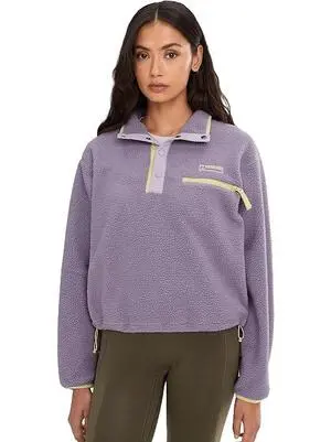 Columbia Cropped 1/2 Snap Fleece - Purple