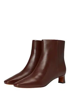Vince Harlan Zip Short Boots - Brown