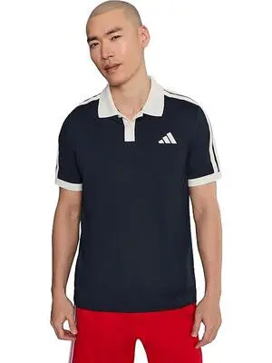 Adidas Heritage Tennis Polo Shirt Clothing Ink - Blue
