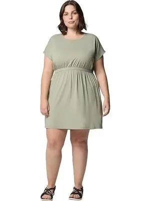 Columbia Short Sleeve Knee-length Dress - Multi
