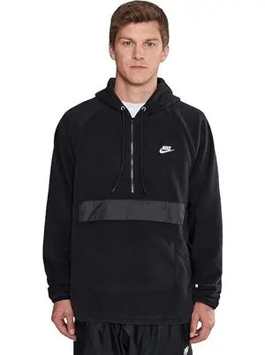 Nike Club Fleece Half-zip Pullover - Black