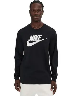 Nike Icon Futura Long Sleeve T-shirt - Black