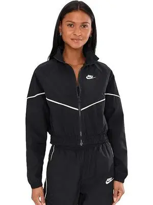 Nike Windrunner Woven Jacket Speed Zip-up Windbreaker - Black