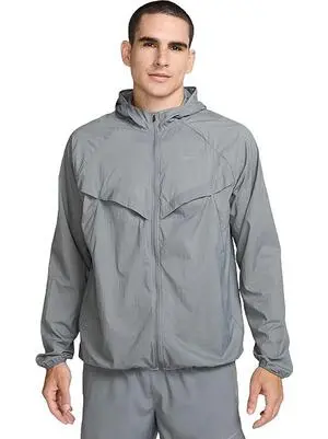 Nike Stride Repel Uv Running Jacket - Gray