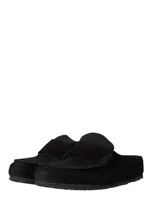 BIRKENSTOCK Birkenstock Naples Suede Clogs Black